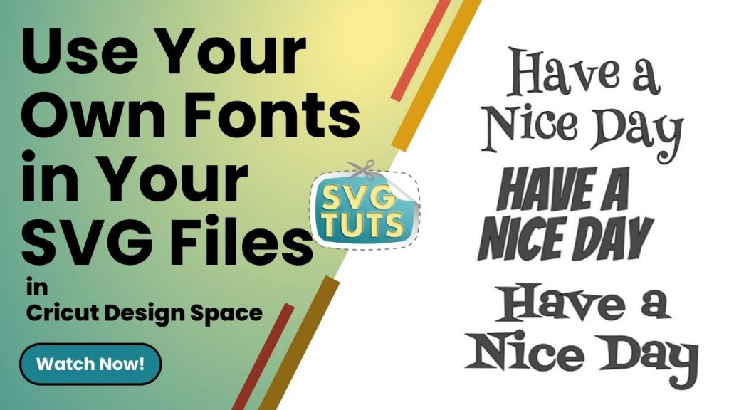 You Cant Upload Fonts To Cricut Design Space But You Can Use Your Own
