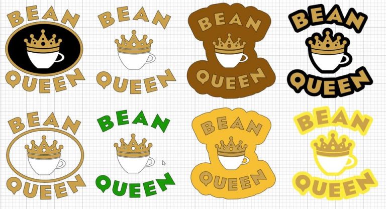 Create a Bean Queen SVG Cut File in Cricut Design Space - SVG Tutorials